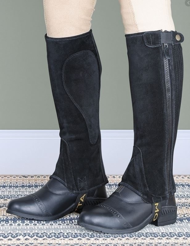 Shires Moretta Suede Half Chaps - Chaps & Gaiters - Tally Ho Farm Ltd