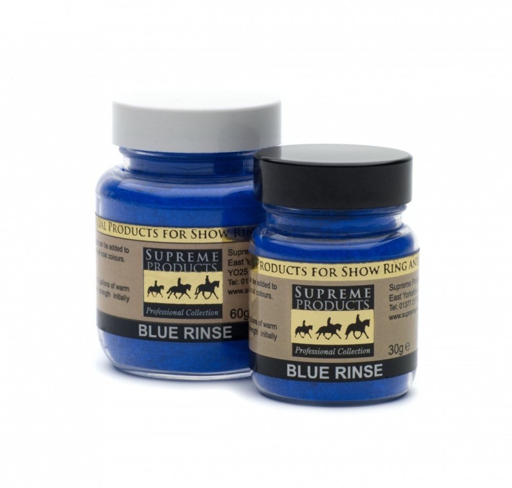 Supreme Products Blue Rinse 30g - Grooming - Tally Ho Farm Ltd