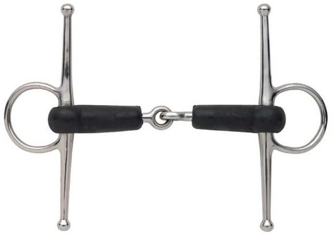 Lorina Rubber Full Cheek Jointed Snaffle - Tally Ho Farm Ltd