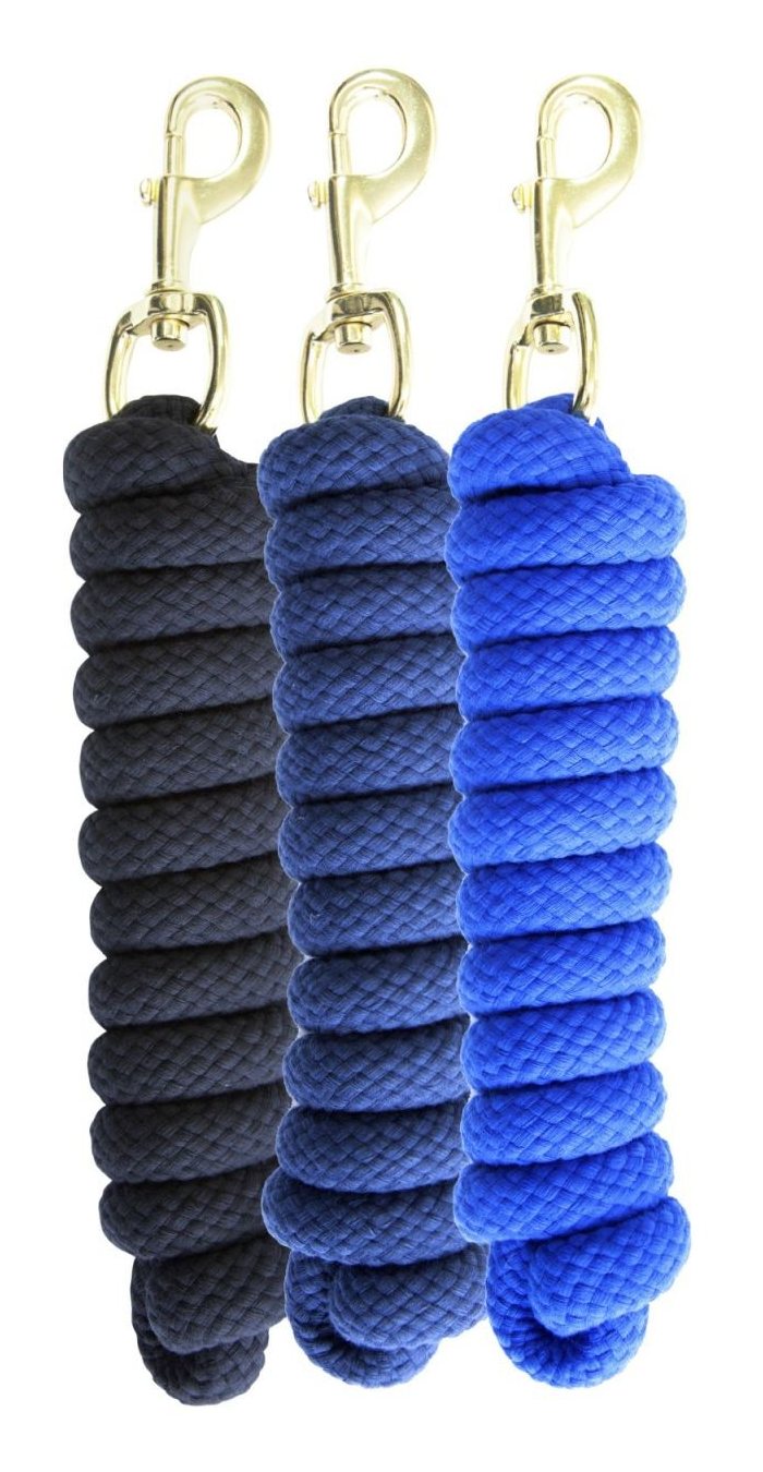 KM Elite 7ft Nickel Cotton Double Braided Leadrope - Tally Ho Farm Ltd
