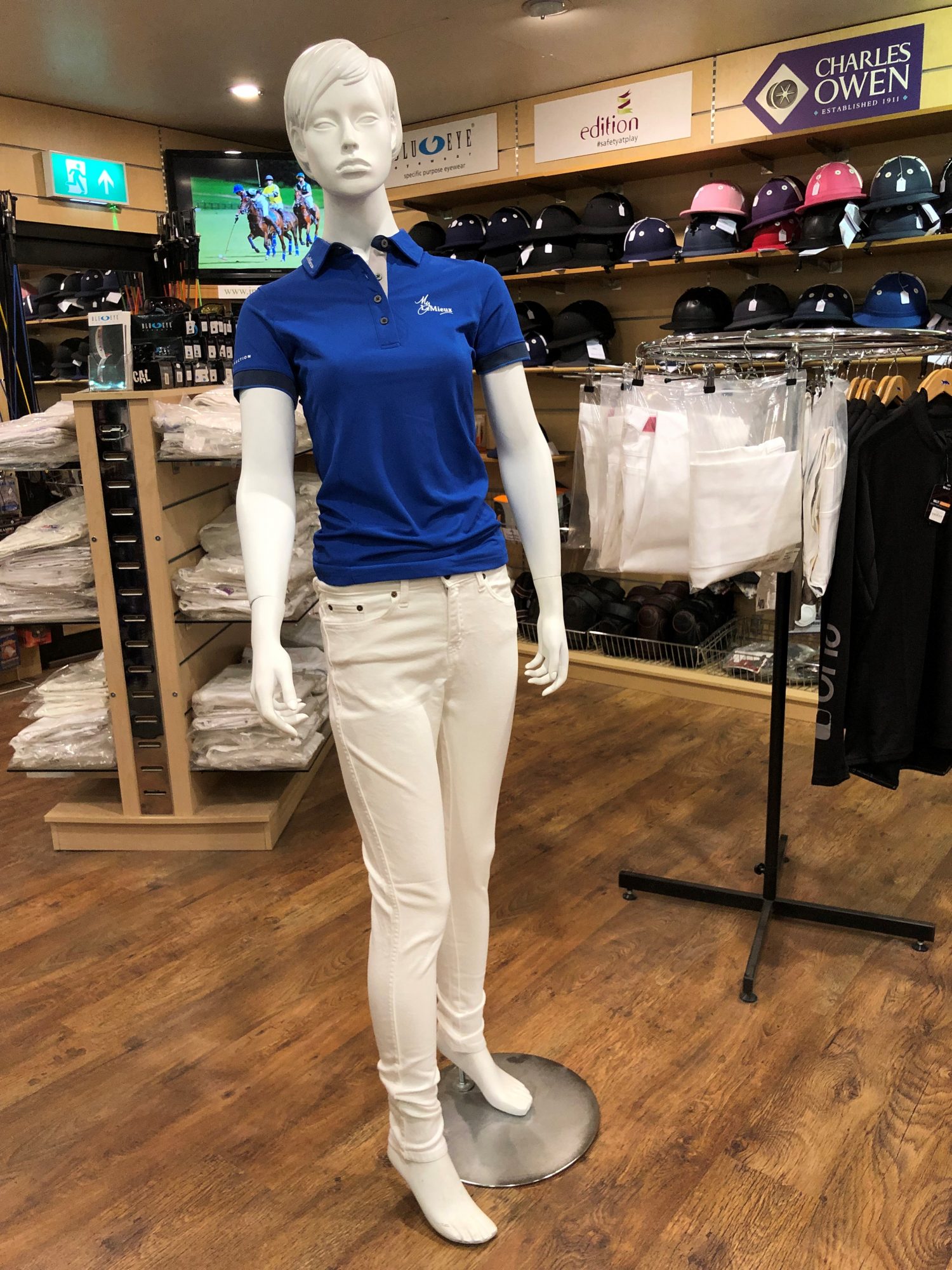 Tally Ho Farm Women's Technical Polo Whites - Polo Whites - Tally Ho ...