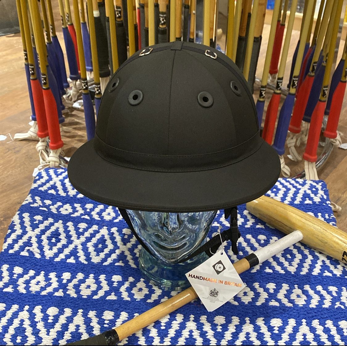 Charles Owen Young Rider Polo Helmet - Polo Helmets - Tally Ho Farm Ltd