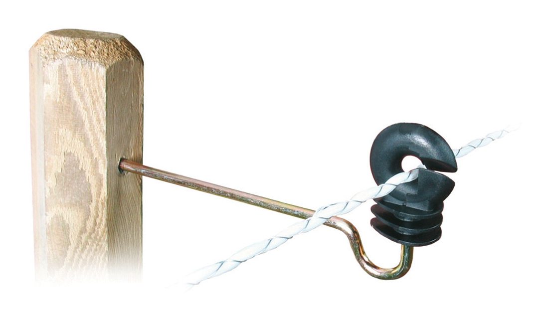 Agrifence Offset Cranked Ring Insulator 10 Pack - Field & Paddock ...