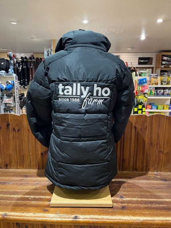 Tally Ho Farm Women's Waterproof Jacket Black - Rider - Tally Ho Farm Ltd