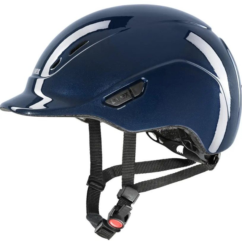 Uvex Kiddox Navy Shiny - Rider - Tally Ho Farm Ltd